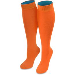 Normani Kniestr&uuml;mpfe Damen Gr&ouml;&szlig;e 39/42 blau / orange