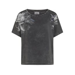 Deha T-Shirt Damen Gr&ouml;&szlig;e XS hellgrau / schwarz