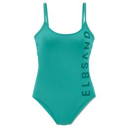 ELBSAND Badeanzug Damen Gr&ouml;&szlig;e L navy / t&uuml;rkis