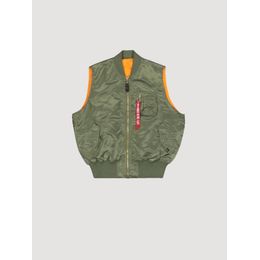 Alpha Industries Weste Herren Gr&ouml;&szlig;e L gr&uuml;n