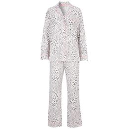 Cellbes Of Sweden Pyjama Damen Gr&ouml;&szlig;e M/L hellpink / schwarz / wei&szlig; Winterkleid