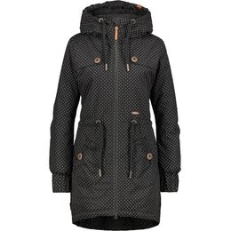 alife and kickin Alife & Kickin Jacke 'Charlotte' Damen Gr&ouml;&szlig;e XL braun / schwarz / wei&szlig;