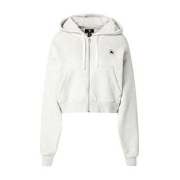 Converse Sweatjacke 'Blooming' Damen Gr&ouml;&szlig;e XXS beige / weinrot
