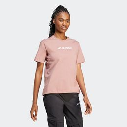 adidas terrex Sportshirt Damen Gr&ouml;&szlig;e M pastelllila / wei&szlig;