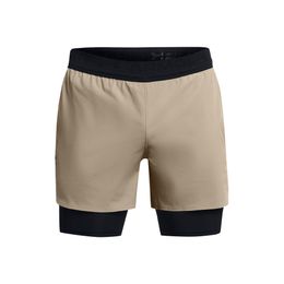 Under Armour Sporthose 'Vanish Elite 2in1' Herren Gr&ouml;&szlig;e XXL braun / schwarz