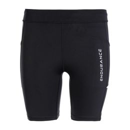 Endurance Sportshorts 'Energy' Jungen Gr&ouml;&szlig;e 116 schwarz / wei&szlig;