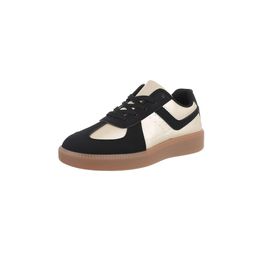 Ital-Design Sneaker Damen Gr&ouml;&szlig;e 38 gold / schwarz