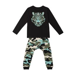 Denokids Set 'Camo Tiger' Jungen Gr&ouml;&szlig;e 110 schwarz
