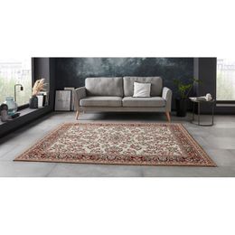 Hanse Home Teppich &raquo;Halton&laquo; rechteckig 8 mm H&ouml;he Kurzflor, Orient-Optik, mit Bord&uuml;re, L&auml;ufer, pflegeleicht, gekettelt gelb Polypropylen (PP)