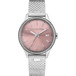 Trussardi Uhr Damen Gr&ouml;&szlig;e One Size rosa / silber
