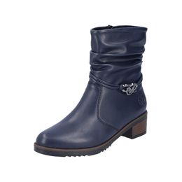 Rieker Stiefelette Damen Gr&ouml;&szlig;e 40 marine / silber Winterschuhe