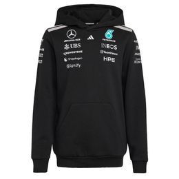 adidas Performance Sportsweatshirt 'Mercedes-AMG Petronas Formula 1 Team' Jungen Gr&ouml;&szlig;e 152 aqua / schwarz / wei&szlig;