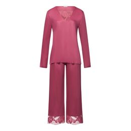 Hanro Pyjama 'Eva' Damen Gr&ouml;&szlig;e XL ros&eacute; Winterkleid
