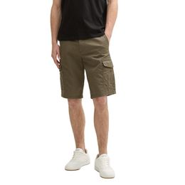 Tom Tailor Herren Tom Tailor Cargoshorts Sommerhose mit Stretch gr&uuml;n 38, N-Gr