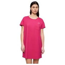 Nachthemd Triumph "Nightdresses NDK X 02", Damen, Gr. 48, N-Gr, rosa (flashy pink), Jersey, Obermaterial: 100% Baumwolle, Rundhals, Kleider Nachthemd, weich und atmungsaktiv