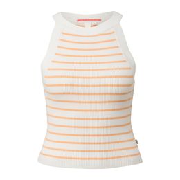 QS Sticktop Damen Gr&ouml;&szlig;e XS ecru / mandarine