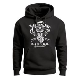 Neverless Sweatshirt 'Freedom' Herren Gr&ouml;&szlig;e L schwarz