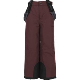 ZIGZAG Outdoorhose 'PROVO' Jungen Gr&ouml;&szlig;e 116 dunkelbraun / schwarz