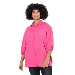 Angel of Style Bluse Damen Gr&ouml;&szlig;e 4XL pink / schwarz