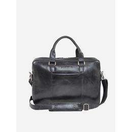 Negotia Leather Laptoptasche 'Sorel' Herren Gr&ouml;&szlig;e 40 cm x 30 cm x 9cm schwarz