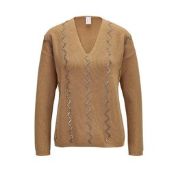 Madeleine Mode Madeleine Pullover Damen Gr&ouml;&szlig;e XS hellbraun