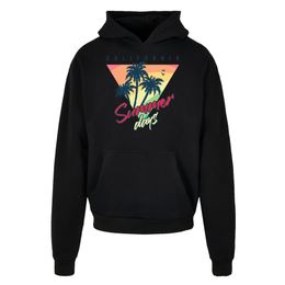 F4NT4STIC Sweatshirt 'California Palmen Retro' Herren Gr&ouml;&szlig;e XXL neongelb / hellorange / dunkelrot / schwarz