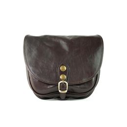 Lepelou Handtasche 'LEANDRA' Damen Gr&ouml;&szlig;e 30 cm x 26 cm x 18cm dunkelbraun