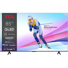 TCL QLED-Fernseher &raquo;85P71KX1&laquo; 215 cm/85 Smart-TV Multi-HDR, Dolby Vision, Smart TV, Apple Airplay2, Dolby Atmos, Onkyo schwarz ONKYO 2.1 Soundsystem*:
