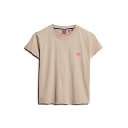 Superdry & Co T-Shirt Damen Gr&ouml;&szlig;e M grau / orange
