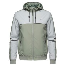Ombre Jacke 'OM-JANP-0228' Herren Gr&ouml;&szlig;e XXL grau / oliv