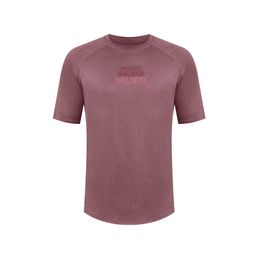 Smilodox Funktionsshirt Herren Gr&ouml;&szlig;e L lila / pink / dunkelrot
