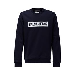 Salsa Jeans Sweatshirt Herren Gr&ouml;&szlig;e S schwarz / wei&szlig;