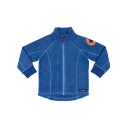 Villervalla Fleecejacke 'Basic' Jungen Gr&ouml;&szlig;e 86 blau / orange / schwarz