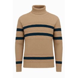 D&rsquo;s Damat Pullover Herren Gr&ouml;&szlig;e S camel / schwarz