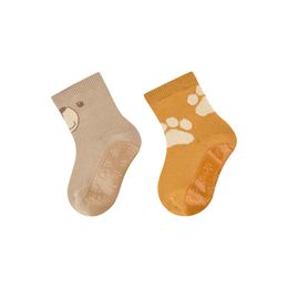 Sterntaler Socken Jungen Gr&ouml;&szlig;e 22 sand / grau / orange