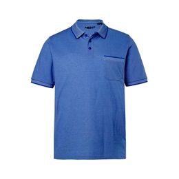 Men Plus Shirt Herren Gr&ouml;&szlig;e 5XL kobaltblau