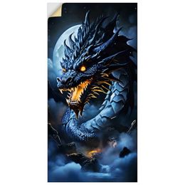 Artland Wandbild &raquo;Die Wut des Drachen XVII&laquo; klassische Fantasie 1 Stk. tlg. als Alubild, Leinwandbild, Poster, Wandaufkleber in verschied. Gr&ouml;&szlig;en Vinyl