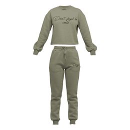 Tom Barron Sportanzug Damen Gr&ouml;&szlig;e L khaki / wei&szlig;