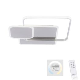 Paul Neuhaus LED Deckenleuchte &raquo;EMILIO&laquo; LED-Board 1 Stk. warmwei&szlig; - kaltwei&szlig; Fernbedienung, Infrarot inkl. grau