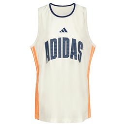 adidas Sportswear Sporttop 'Stadium' Damen Gr&ouml;&szlig;e XXS dunkelblau / orange / offwhite