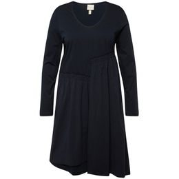 Ulla Popken Kleid Damen Gr&ouml;&szlig;e 58/60 marine Winterkleid