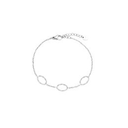Cala Rose Armband 'TRIELLE' Damen Gr&ouml;&szlig;e 17 / 20 cm silber