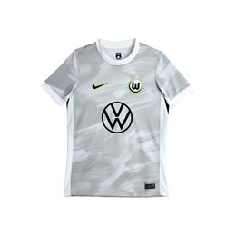 Nike Funktionsshirt Jungen Gr&ouml;&szlig;e 122/128 grau / gr&uuml;n / schwarz / wei&szlig;