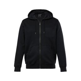 JP1880 Sweatjacke Herren Gr&ouml;&szlig;e 5XL schwarz