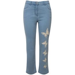 MIAMODA Jeans Damen Gr&ouml;&szlig;e 34 creme / blue denim