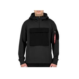 Alpha Industries Sweatjacke 'Anorak' Herren Gr&ouml;&szlig;e XXL schwarz
