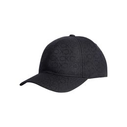 Calvin Klein Damen Baseball Cap &raquo;MONOGRAM JACQUARD CAP&laquo; Allovermuster, Klemmverschluss schwarz