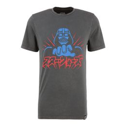 Recovered T-Shirt 'Star Wars Vader Japanese' Herren Gr&ouml;&szlig;e S dunkelgrau