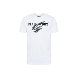 Plein Sport T-Shirt 'Scratch' Herren Gr&ouml;&szlig;e XXXL grau / schwarz / wei&szlig;