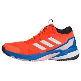 adidas Performance Sportschuh 'Crazyflight 6 Mid' Herren Gr&ouml;&szlig;e 40 royalblau / dunkelorange / wei&szlig;